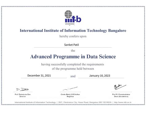 sanket patil on linkedin datascience advancedcertificate iiitbangalore dataanalytics…