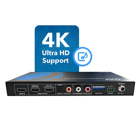Earc Audio Extractor 4k 60hz Downmixing L R Hdmi Downscaler And 2 0 Arc