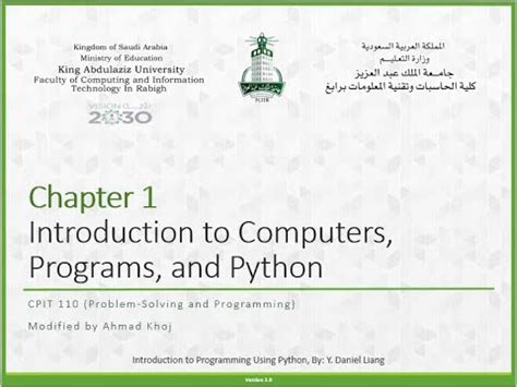 Chapter 1 Introduction to Computers, Programs, and Python - YouTube