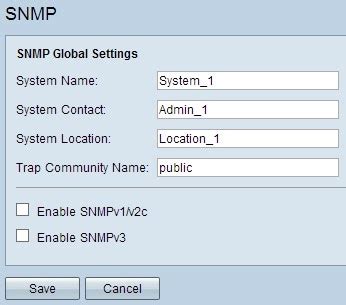 Configure Simple Network Management Protocol SNMP On RV320 And RV325