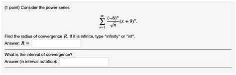 Solved Find the radius of convergence 𝑅 What is the Chegg