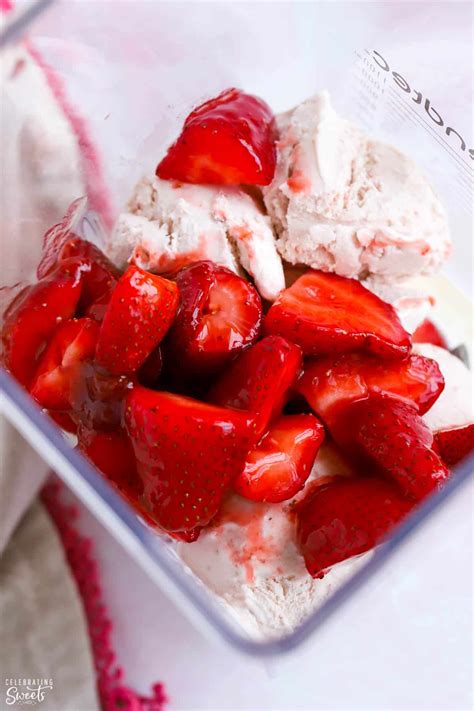 Strawberry Milkshake Secret Ingredient Celebrating Sweets
