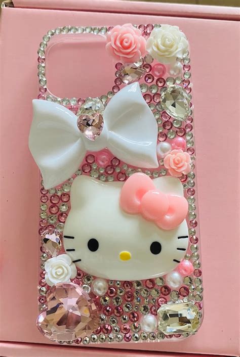 Hello Kitty Rhinestone Iphone Case