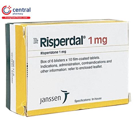 Thuốc Risperdal 1mg Điều Trị Chứng Tâm Thần Phân Liệt