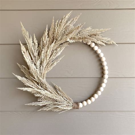 Bead Grass Wreath Etsy