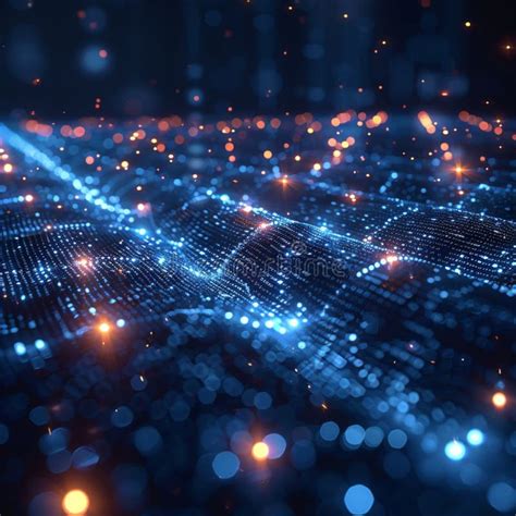 Abstract Big Data Technology Background Illustrating Data Connections