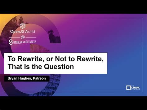 Free Video To Rewrite Or Not To Rewrite Planning And Implementing