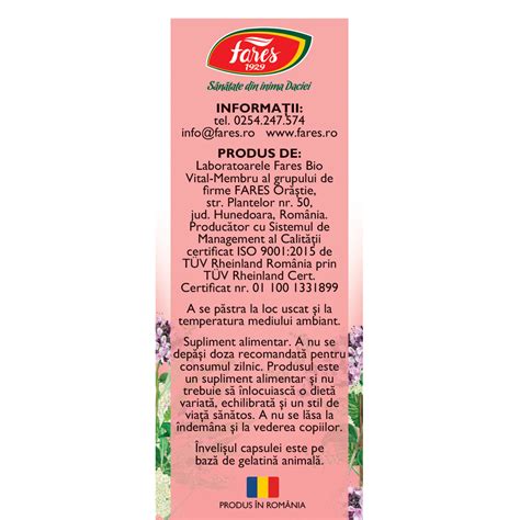 Hapciu Raceala Si Gripa R3 30 Capsule Fares Farmacia Tei Online