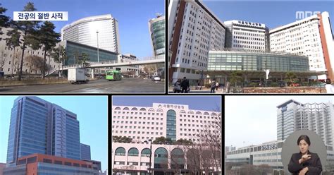 전공의 절반 6천4백여 명 대규모 사직‥잇따른 병원 이탈