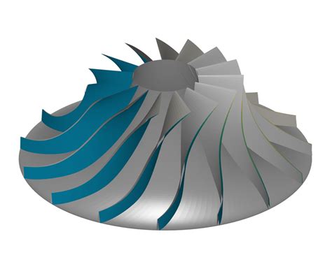 A Ruled Surface Blade Impeller Download Scientific Diagram