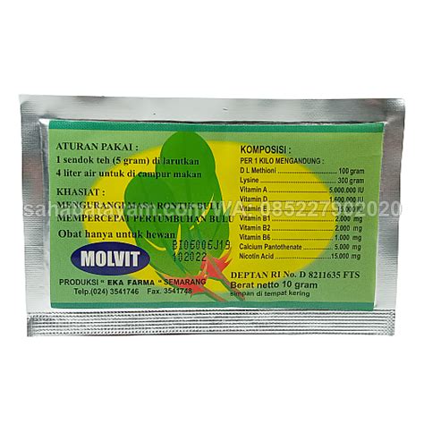 Obat And Jamu Ayam Molvit Obat Penumbuh Bulu • Toko Online Perlengkapan Ayam Laga Ayam Bangkok