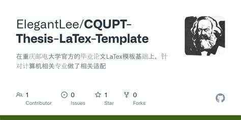 Github Elegantlee Cqupt Thesis Latex Template Latex