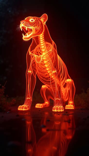 Download Tiger X Ray Nature Royalty Free Stock Illustration Image