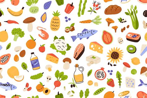 Repeating Food Background