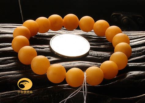 『小金鹰琥珀』』波罗的海蜜蜡 鸡油黄老蜜蜡 圆珠手串 11mm Aaa海石