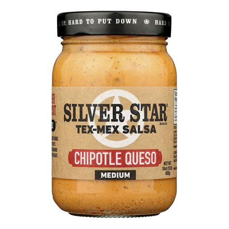 Silver Star Salsa Chipolte Queso Dip Case Of 6 16 Oz 6x16 Oz