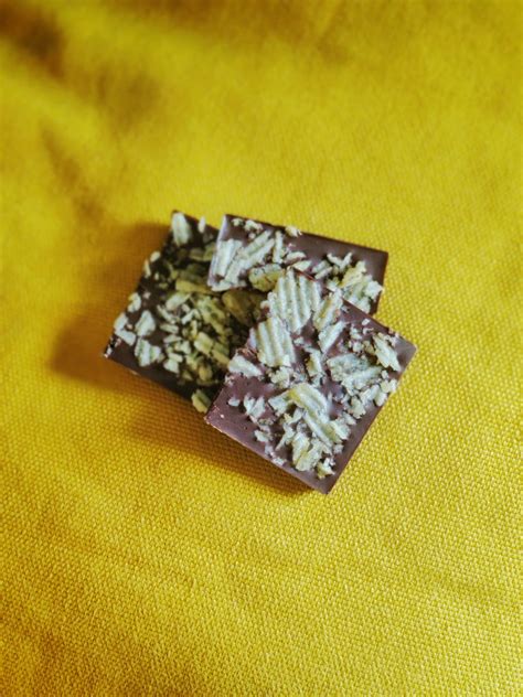 Potato Chip Party Dark Milk Chocolate X Potato Chip Bar Plentitude