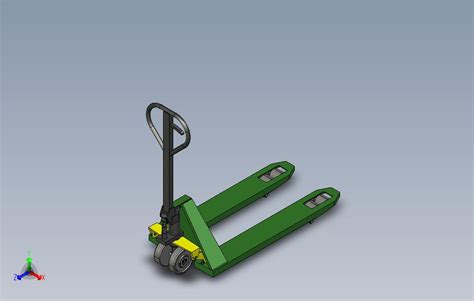 手动叉车CATIA模型 CATIA 模型图纸下载 懒石网