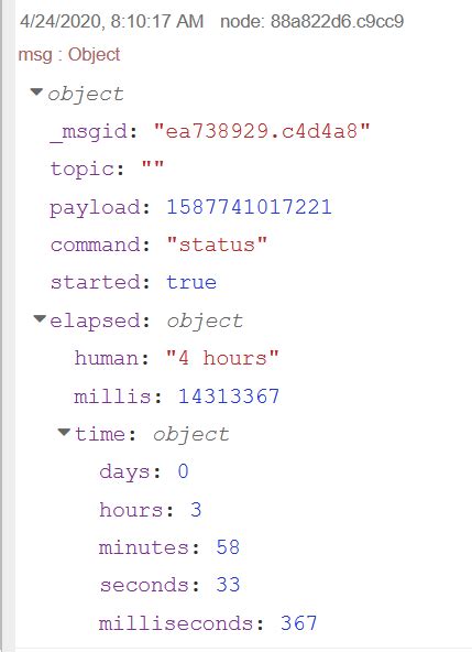 Uptimeruntime With Hourglass Node Node Red Optoforums