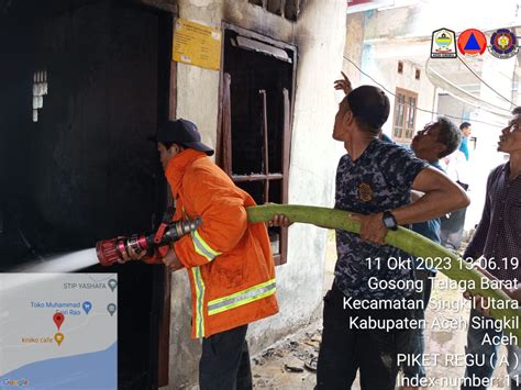4 Rumah Ludes Terbakar Di Kabupaten Aceh Singkil