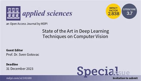 Applied Sciences Mdpi On Linkedin Specialissue Mdpiapplsci