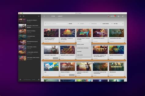 GOG Galaxy GOG S Own DRM Free Desktop Game Launcher Hits Open Beta Today