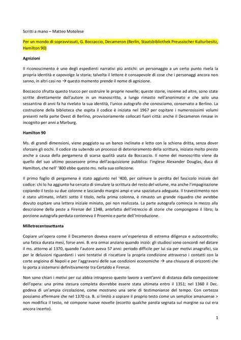 Motolese Scritti A Mano Otto Storie Di Capolavori Italiani Da