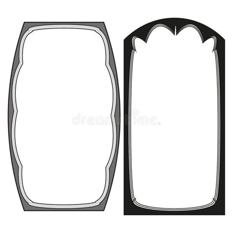 Edge Frame Frame Set Vector Illustration Stock Image Stock Vector