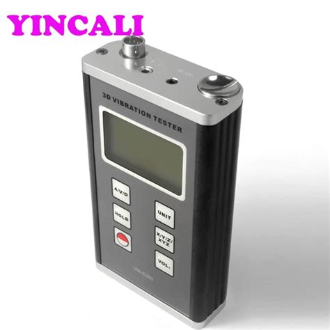Multifunctional Digital Vibration Meter Vm 6380 3 Axis Piezoelectric Accelerometer Sensor