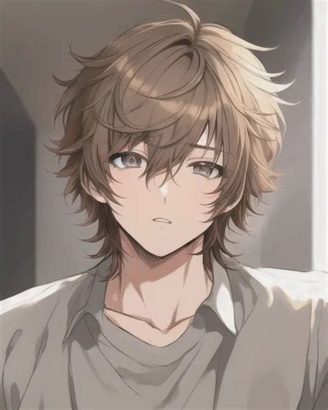 A Man With Blonde Hair And Blue Eyes Wearing A Gray Shirt Is Staring At The Camera