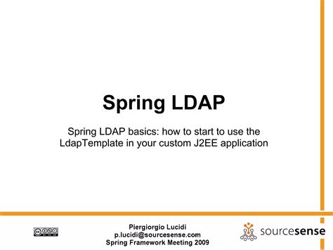 Spring Ldap Pdf