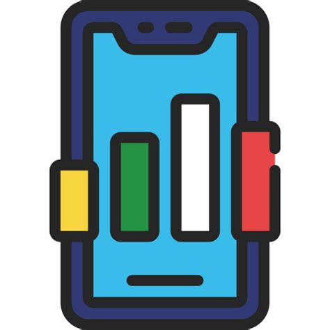 Mobile Analytics Free Icon