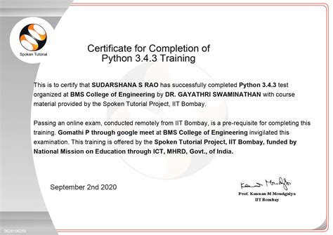 Academic Coursework Subjects📚 ~ Sudarshana S Rao🤵