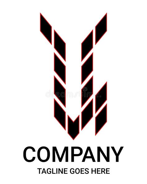 Arrow Lowercase U Logo Sporty Gamer Logo Design Suitable For T Shirts And So On Stock