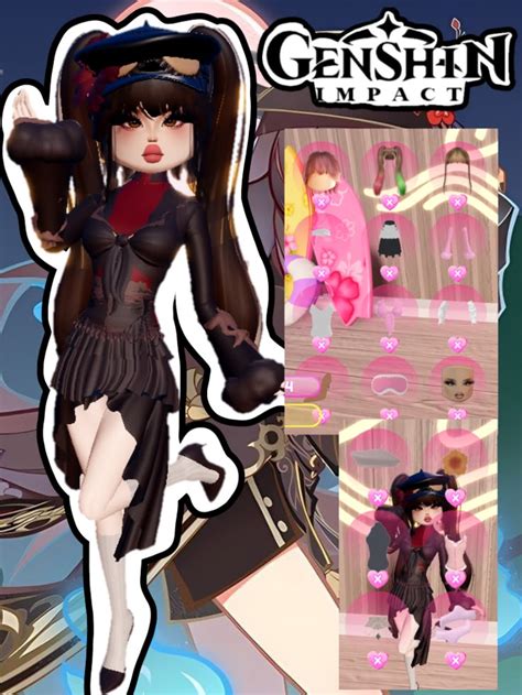 Hu Tao Genshin Impact Dress To Impress Dti Outfit Inspo Themes Fictional Character In