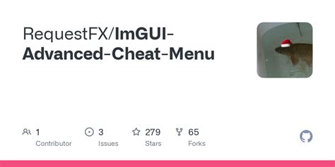 GitHub RequestFX ImGUI Advanced Cheat Menu
