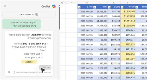 Copilot Excel Microsoft
