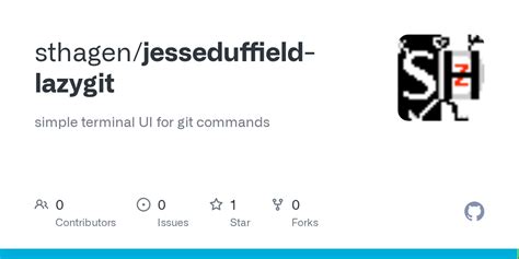 Github Sthagenjesseduffield Lazygit Simple Terminal Ui For Git Commands