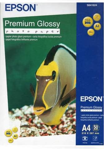 Epson Premium Glossy A4 255g/m² 50stk • Se priser