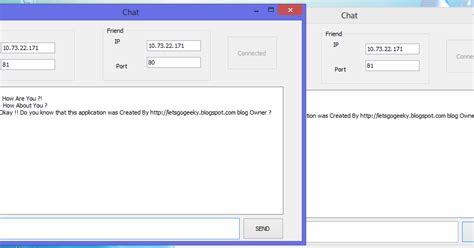 How To Create C Chat Application