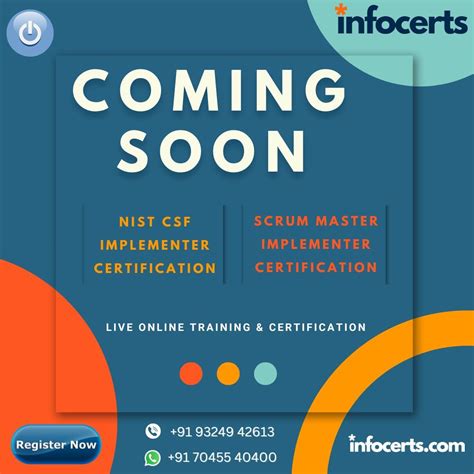Infocerts Cybersecurity And Grc Certifications On Linkedin Nist Scrummaster Implementer