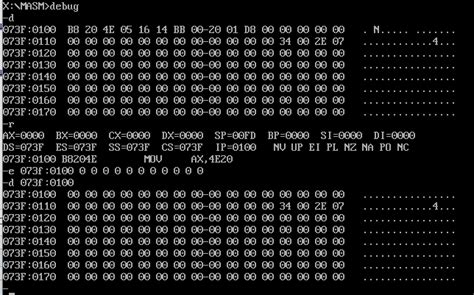 汇编语言学习 实验1：基于debug工具查看cpu和内存，用机器指令和汇编指令编程 光之崽种 兰兰 博客园