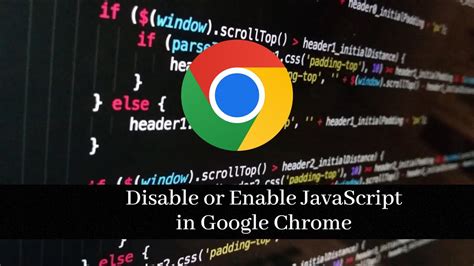Chrome Tutorials : Disable or Enable JavaScript in Google Chrome Browser | Learn With Sazzad ...