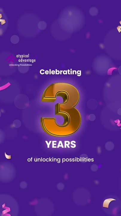 Atypical Advantage On Linkedin 🎊 Weve Completed 3 Years Of Unlocking
