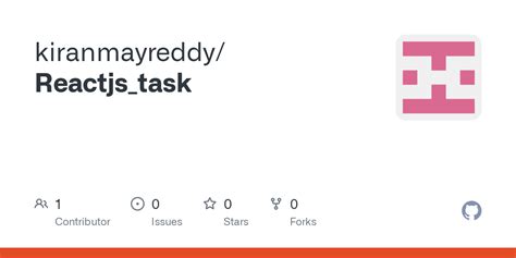 Github Kiranmayreddyreactjstask