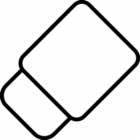 Eraser Edit Tool Erasing Remove School Material Stationery Icon