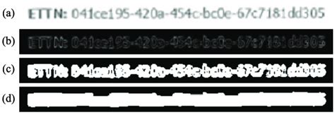 Detection Of The Text Region On The Invoice A Original Text Region