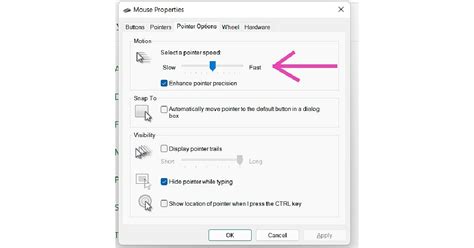 How To Change The Mouse Pointer Speed In Windows 11