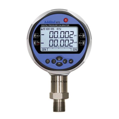 Additel Adt 672 Digital Pressure Calibrator 0 1 Fs Accuracy