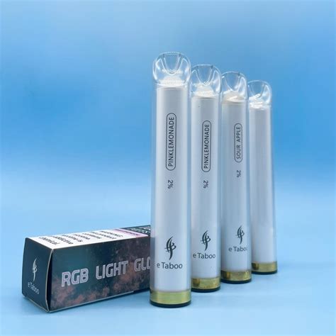 Variable Wattage Mod Kit Rechargeable Hookah Pen E Taboo Rgb Glow